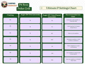 Pit Boss P Settings Chart: Fewer Pellet Pauses, More Heat!